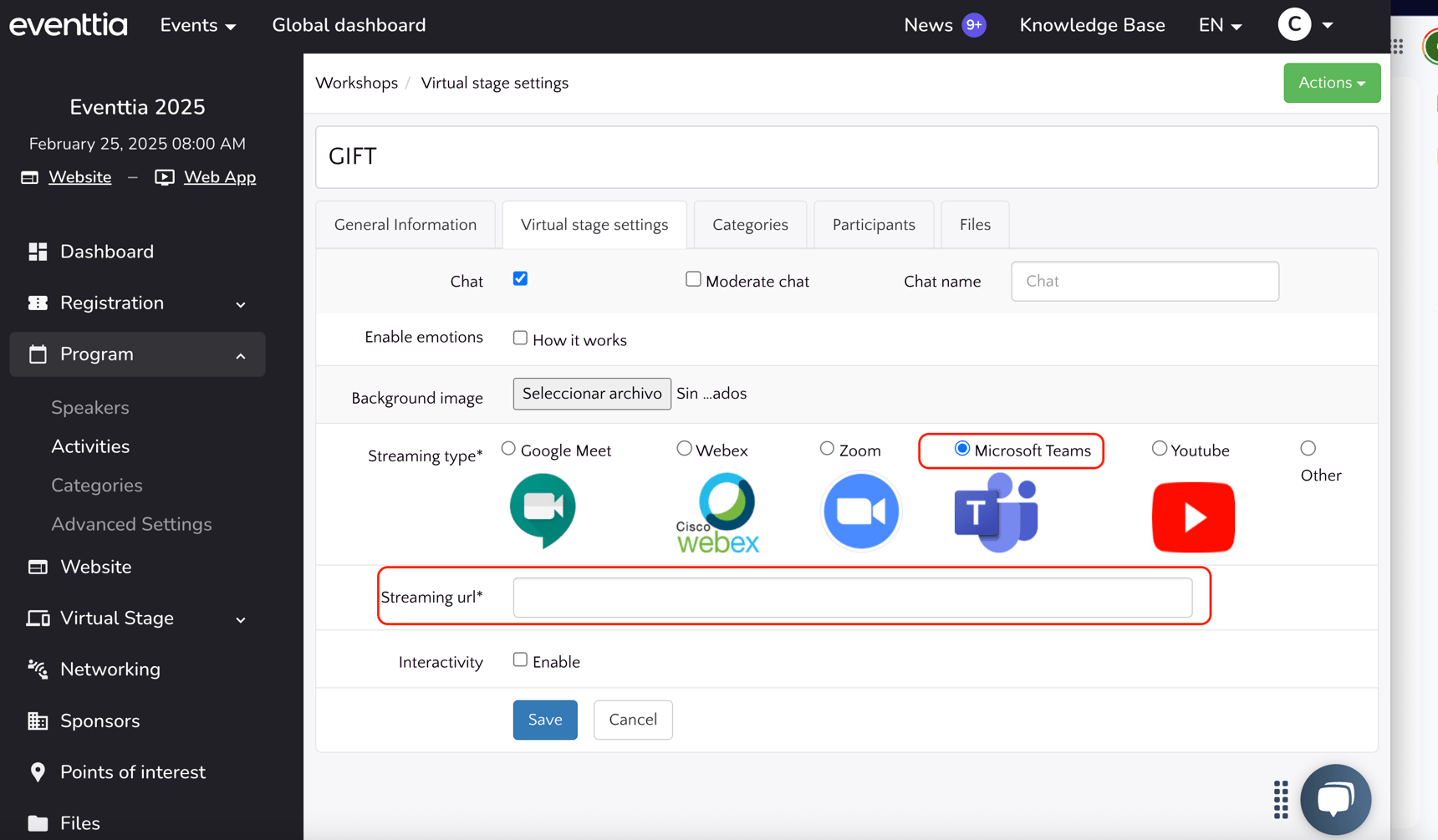 How to use Microsoft Teams for my Streaming?