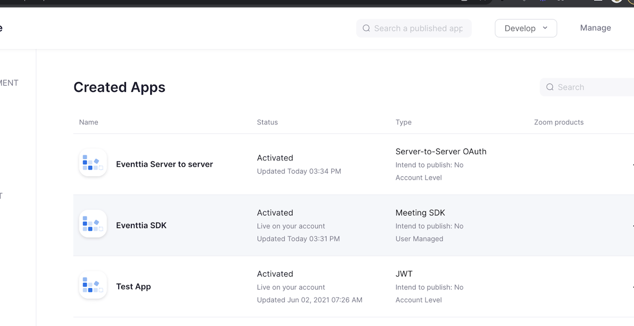 How to setup Zoom embedded in Eventtia's Virtual Stage
